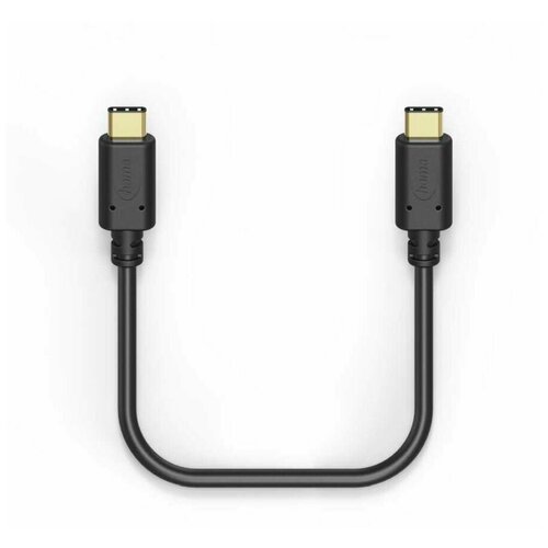 Кабель Hama 00183329 USB Type-C (m)-USB Type-C (m) 1.5 м, черный