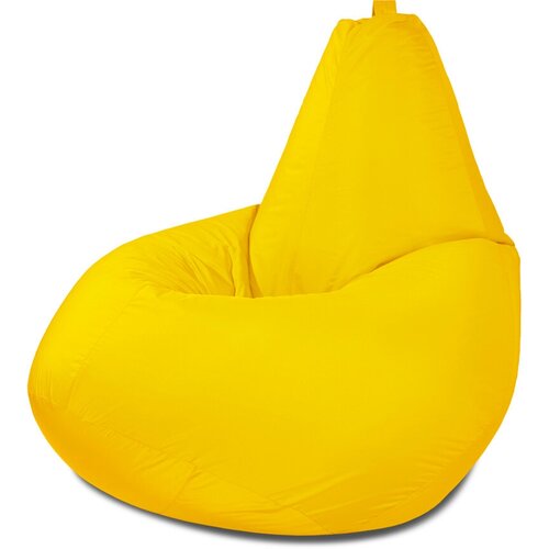 Кресло-мешок Груша Желтый цвет (размер XXXL) PuffMebel, ткань Дюспо