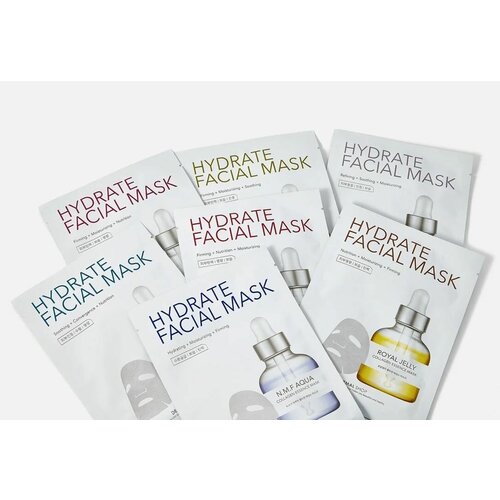 Набор масок для лица DERMAL SHOP "7 DAYS FACIAL CARE HYDRATE FACIAL MASK"