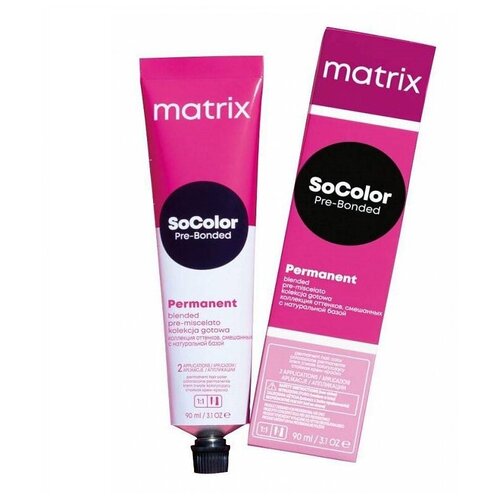 Matrix SoColor перманентная крем-краска для волос Pre-Bonded, 7Av блондин пепельно-перламутровый, 90 мл