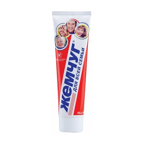 Зубная паста 100мл жемчуг, комплексная защита от кариеса для всей семьи, ш/к 71258