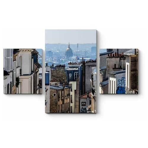 Модульная картина Прекрасная панорама Парижа120x78