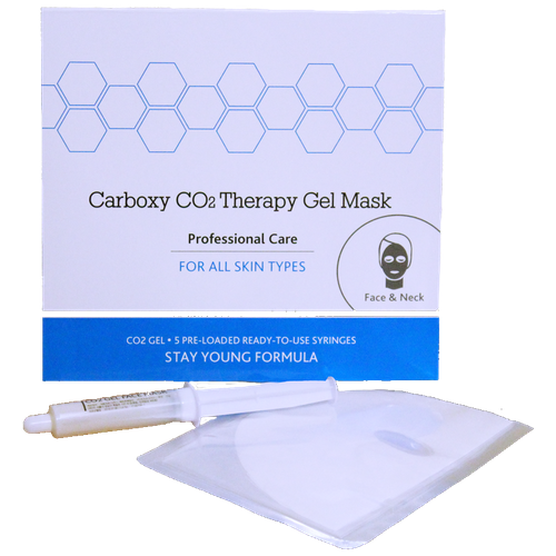Неинвазивная карбокси маска для омоложения лица и шеи Carboxy CO2 DJ CARBOXY THERAPY, 5 шт.