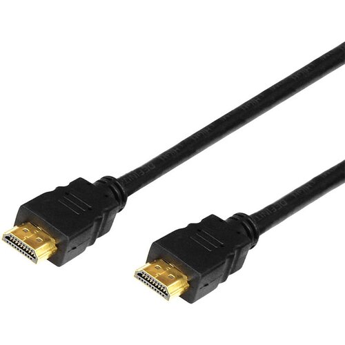 Шнур/кабель/провод с разъемами HDMI - HDMI 1.4 3D 4K REXANT GOLD с ферритовыми фильтрами для телевизоров компьютеров ноутбуков, длина 1.5 м
