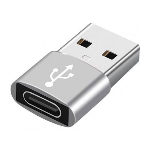 Переходник с USB 2.0 (папа/выход) на Type-C (мама/вход), Адаптер OTG для планшетов, смартфонов и компьютеров
