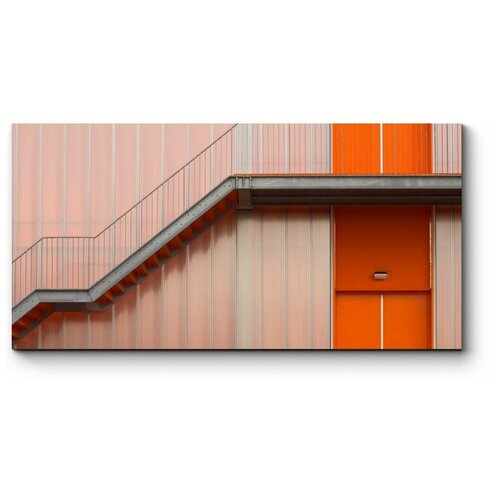 Модульная картина Лестница на здании 50x25