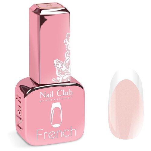Nail Club professional Гелевый лак для французского маникюра F08 Sand 13 мл.