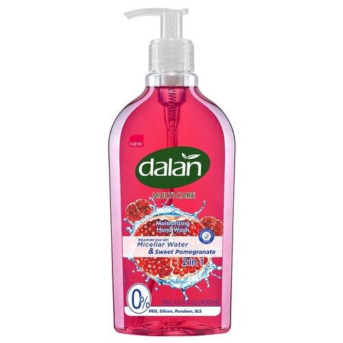 Dalan Женский Multi Care Moisturizing Hand Wash Мыло жидкое увлажняющее Мицеллярная вода и сладкий гранат 400мл