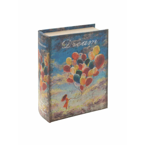 Шкатулка-книга с кодовым замком Remecoclub, деревянная, 16x7x22 см
