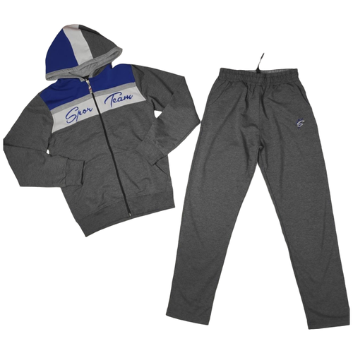 Комплект одежды Simart, размер 152, серый, синий