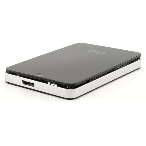 Внешний корпус для 2.5" HDD SATA 3Q Black-Silver (пластик), 7мм, USB 3.0