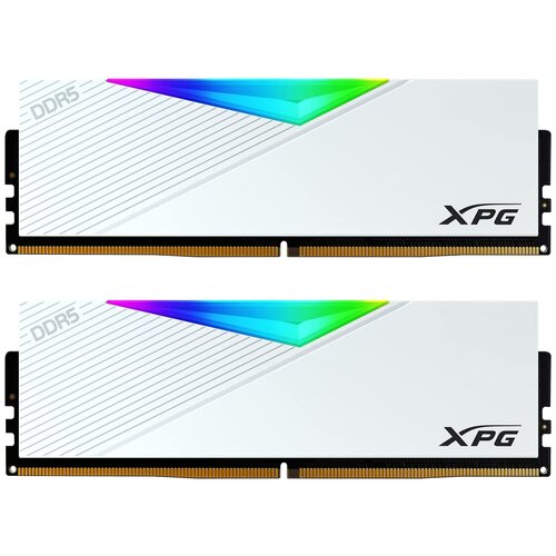Оперативная память XPG 32 ГБ (16 ГБ x 2 шт.) DDR5 5200 МГц UDIMM CL38 AX5U5200C3816G-DCLARWH