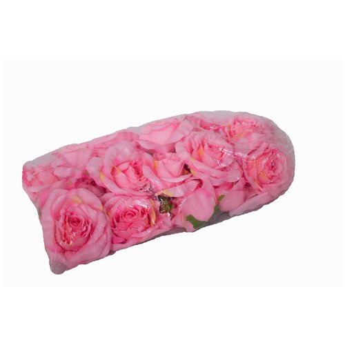 Искусственные головки роз / Искусственные цветы для декора / декор для дома
