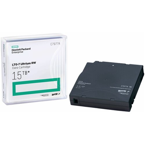 Магнитная лента незаписанная HPE HPE LTO-7 Ultrium 15TB RW Data Cartridge