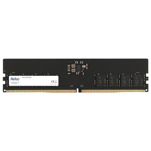 Оперативная память Netac Basic 16 ГБ DDR5 4800 МГц SODIMM CL40 NTBSD5P48SP-16