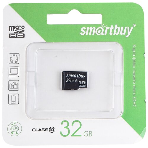 Карта памяти Smartbuy microSDHC Class 10 (10/10MB/s) 32GB