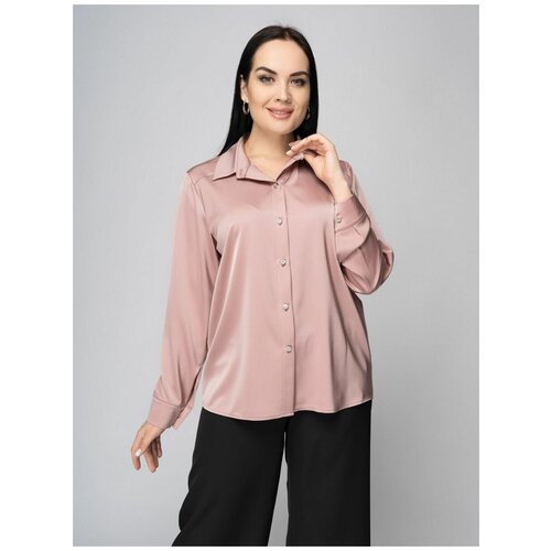 Блуза DiSORELLE, размер 56, розовый