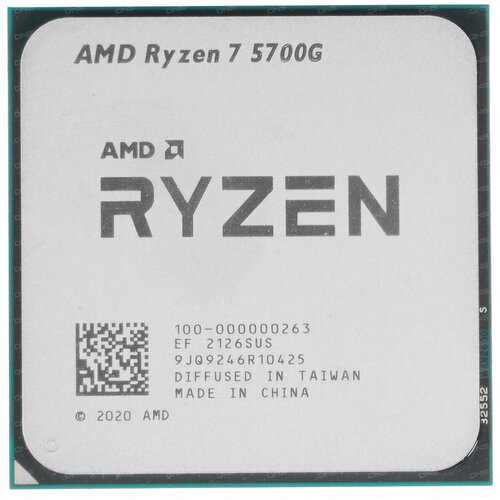 Процессор AMD Ryzen 7 5700G AM4,  8 x 3800 МГц, OEM