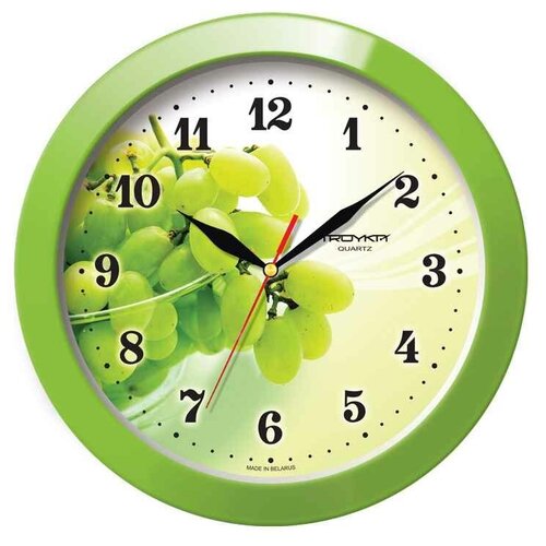 Часы TROYKA виноград(11121161) настенные зеленый
