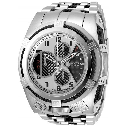 Наручные часы INVICTA Reserve Bolt Zeus Tria 31623, серебряный
