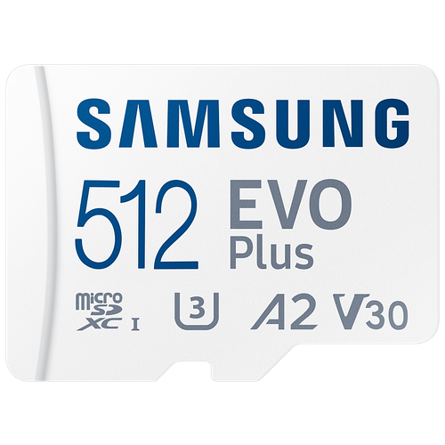 Карта памяти Samsung EVO Plus Micro SD 512 ГБ