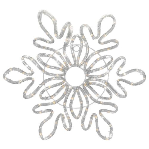 Световая фигура GLOS Снежинка GLR0725, 50 см, белый