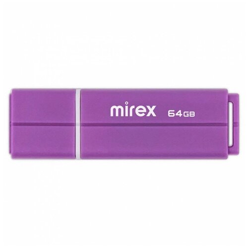 Флеш диск 64GB USB 2.0 Mirex Line фиолетовый