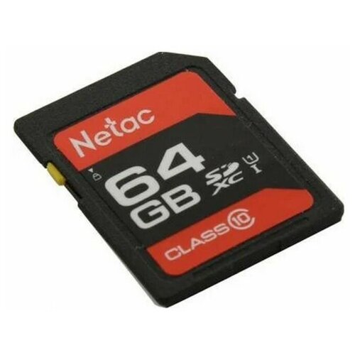 Карта памяти Netac P600 64ГБ SDXC U1 up to 100MB/s