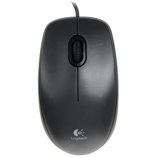 Мышь Logitech M100 Dark Mouse USB серый