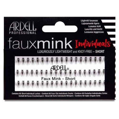 Ardell Faux Mink пучки ресниц норка , короткие