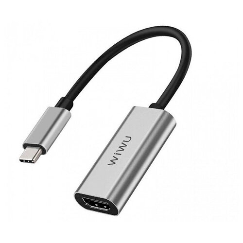 Аксессуар Wiwu Alpha Type-C - HDMI Adapter Grey 6973218930183