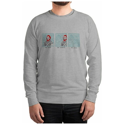 Свитшот DS Apparel, размер XXL, серый