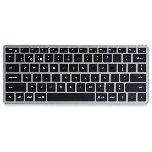 Беспроводная клавиатура Satechi Slim X1 Bluetooth Keyboard-RU. Раскладка - Русская. Цвет- Серый космос.