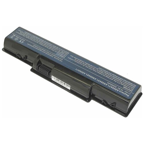 Аккумуляторная батарея для ноутбука Acer Aspire 5516 10.8V 5200mAh AS09A61 OEM черная