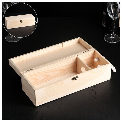 Ящик для вина Мальбек , 32x11x10 см