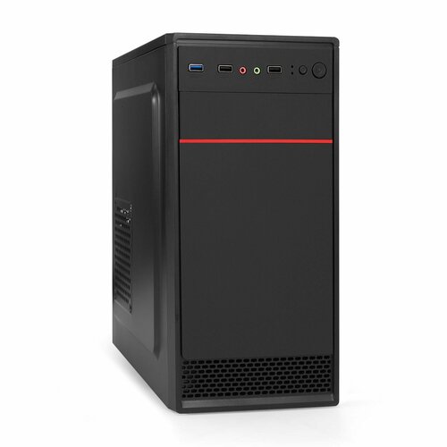 Корпус Minitower ExeGate MA-401 (mATX, без БП, 2*USB+1*USB3.0, аудио, черный) EX295154RUS