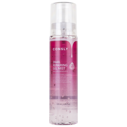 Consly Snail repairing gel mist Восстанавливающий гель-мист для лица с муцином улитки, 120 мл