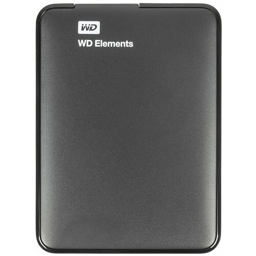 Внешний жесткий диск WD Elements Portable 1TB, 2.5", USB 3.0, черный, WDBUZG0010BBK-WESN