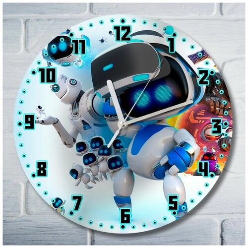 Настенные часы УФ игры Astro Bot VR - 6557