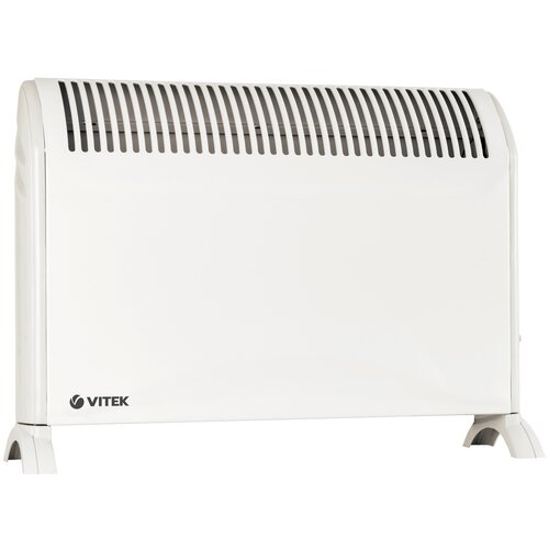 Конвектор VITEK VT-2180, 2 кВт, 20 м², ножки в комплекте, белый