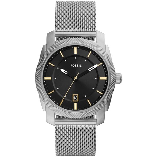 Наручные часы FOSSIL Machine FS5883, серебряный, черный