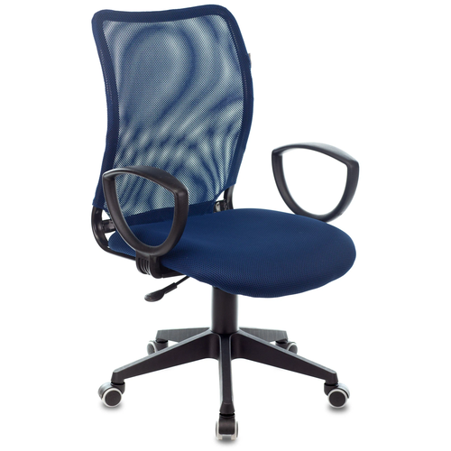 Компьютерное кресло Бюрократ CH-599AXSN офисное, обивка: сетка/текстиль, цвет: синий TW-10N