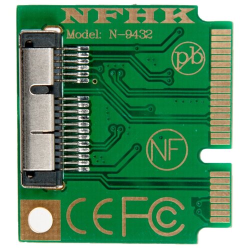 Адаптер-переходник для установки Wi-Fi AirPort/Bluetooth короткий в разъем mini PCIe / NFHK N-9432