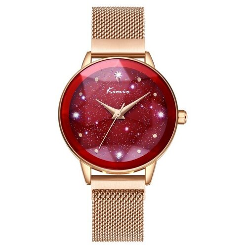 Наручные часы KIMIO K6320M-CZ1RRE, красный, золотой