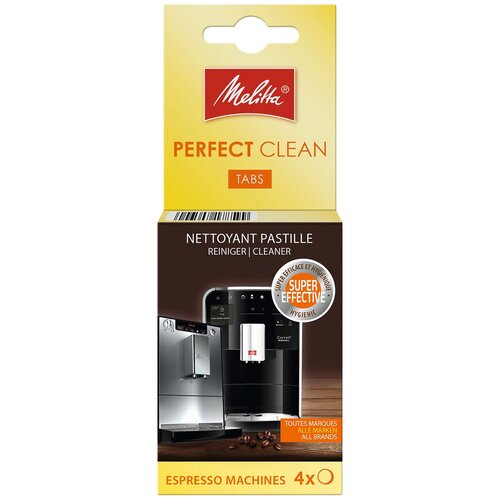 Melitta для чистки от кофейных масел Perfect Clean, разноцветный, 4шт.