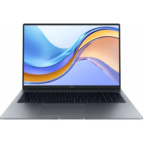 HONOR Ноутбук Honor MagicBook X16 Core i5 12450H 16Gb SSD512Gb Intel UHD Graphics 16" IPS WQXGA (1920x1200) Windows 11 Home grey WiFi BT Cam (5301AFHH)