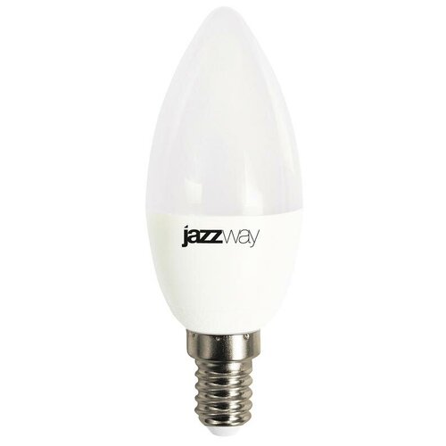 Лампа светодиодная PLED-LX 8Вт C37 свеча 4000К нейтр. бел. E14 | код 5025271 | JazzWay (4шт. в упак.)