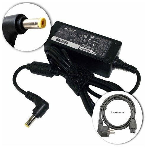 Для Aspire 1425P-232G25ikk Acer Зарядное устройство блок питания ноутбука (Зарядка адаптер + сетевой кабель/ шнур)