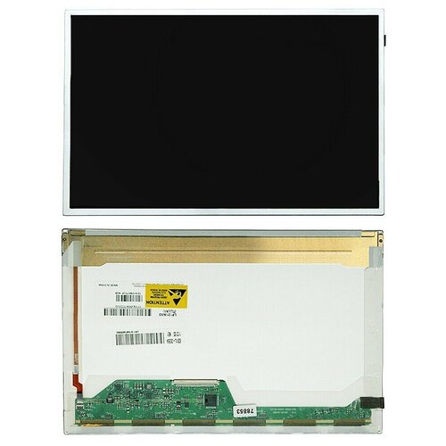 Матрица для ноутбука 12.1" 1280x800 WXGA, 40 pin LVDS, Normal, LED, TN, без крепления, глянцевая. PN: LTN121AT06.