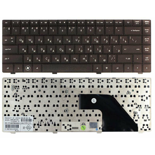 Клавиатура для HP Compaq 606128-251 русская, черная